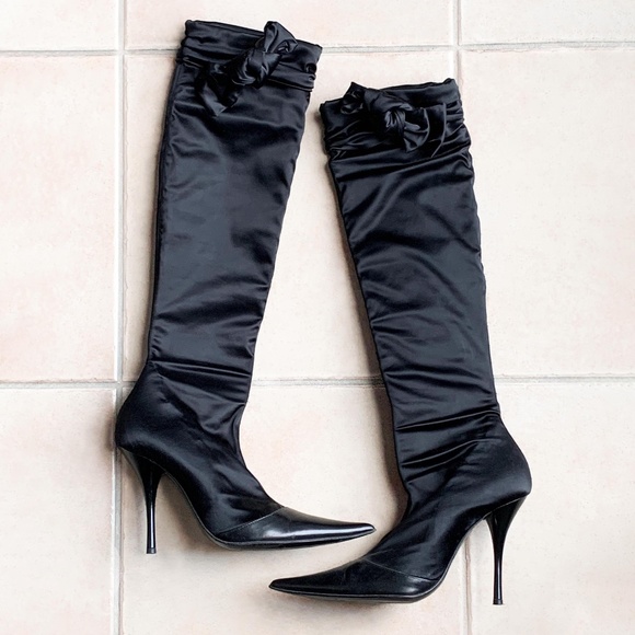 Les Tropeziennes | Shoes | Les Tropeziennes Collection Luxe Black Satin ...